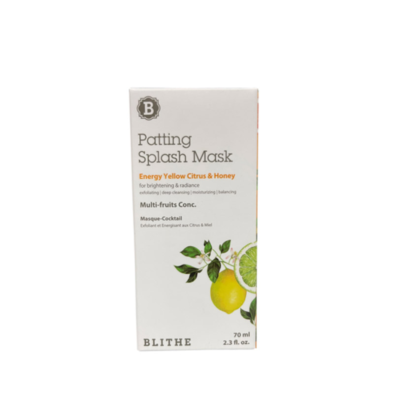 Сплеш-маска с цитрусом Blithe Energy Yellow Citrus Honey купить в Минске