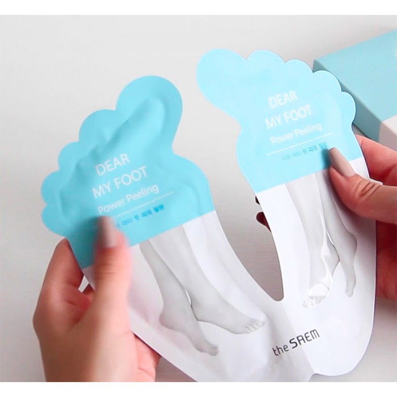 Носочки для пилинга The Saem Foot Power Peeling - купить в Минске